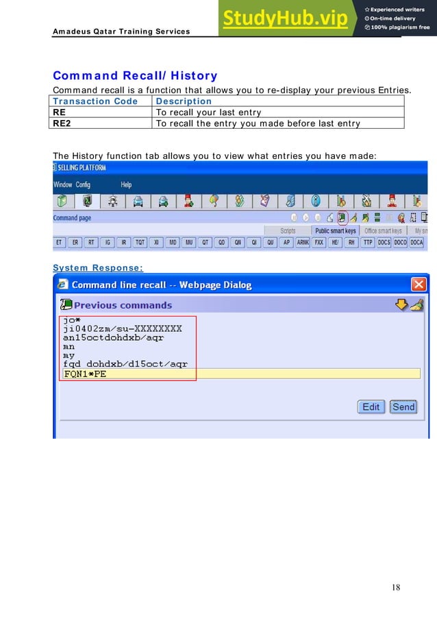 AMADEUS RESERVATION TICKETING | PDF