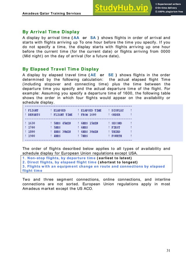 AMADEUS RESERVATION TICKETING | PDF