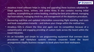 Amadeus System, Amadeus Software, Amadeus GDS System | PPTX