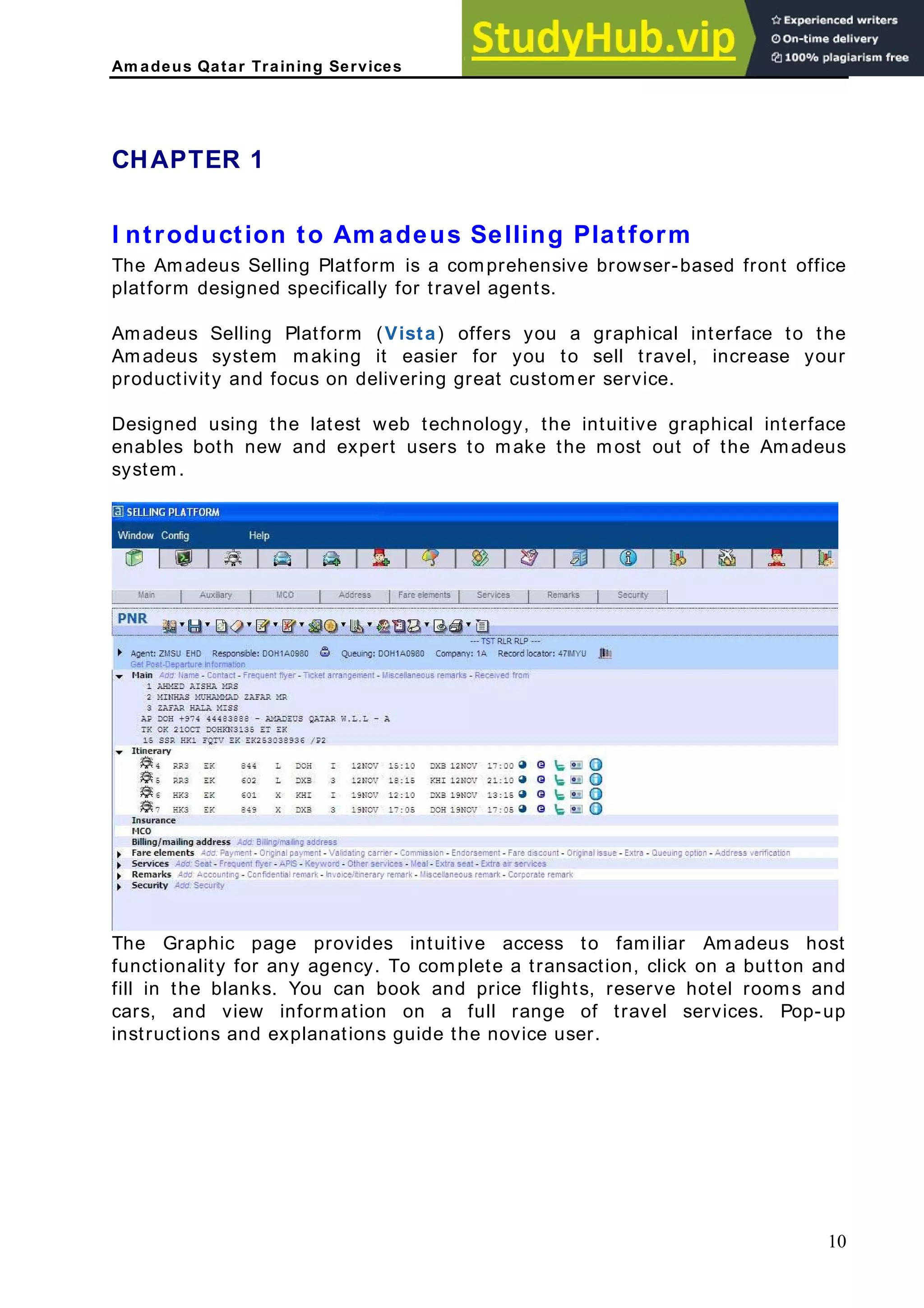 AMADEUS SYSTEM TICKETING MANUAL | PDF