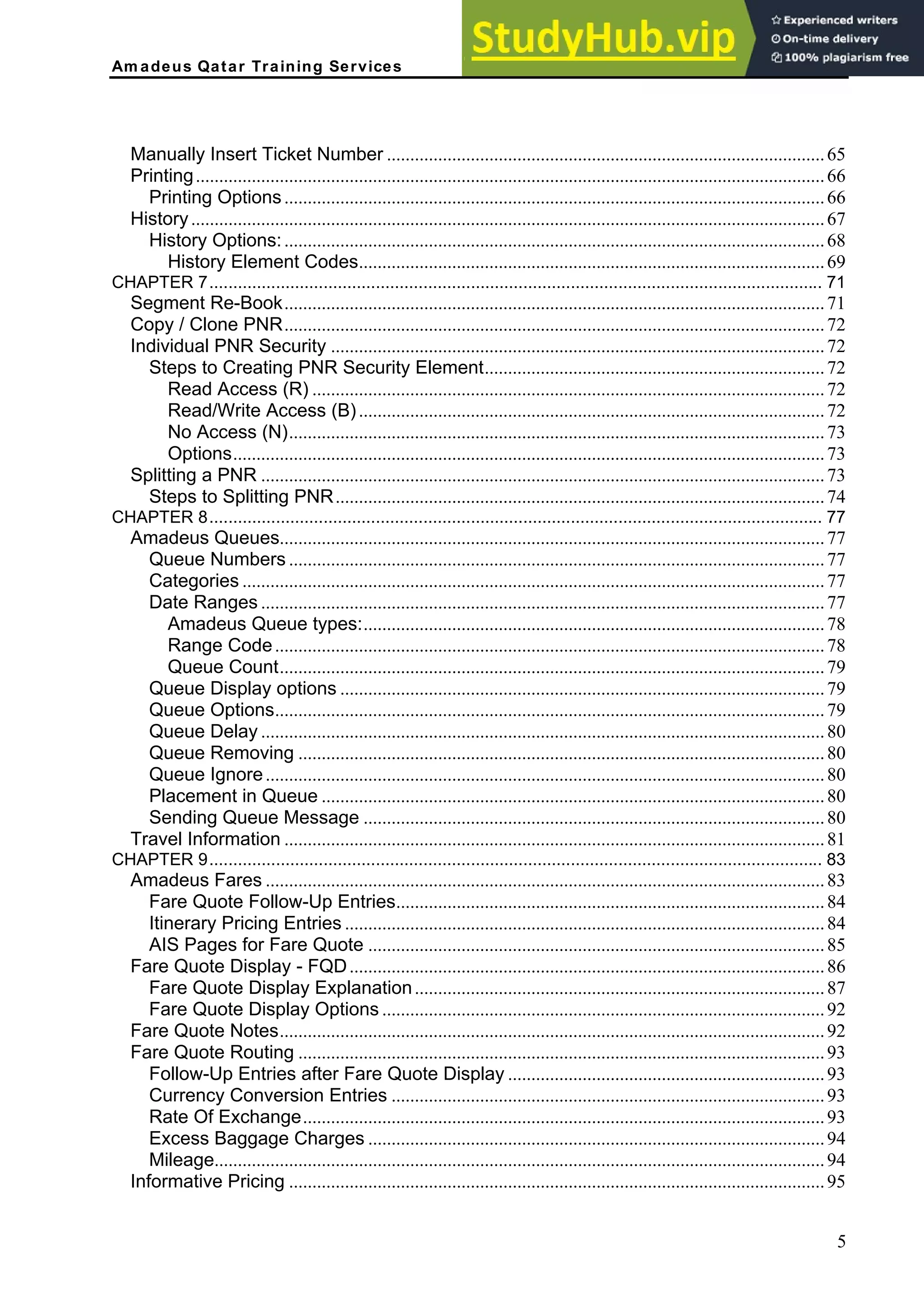 AMADEUS SYSTEM TICKETING MANUAL | PDF