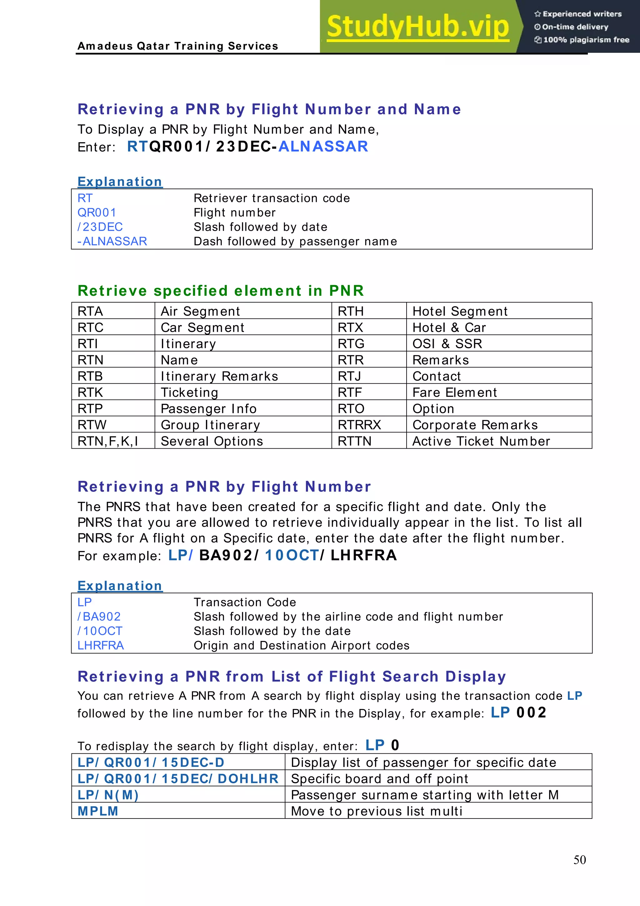 AMADEUS SYSTEM TICKETING MANUAL | PDF
