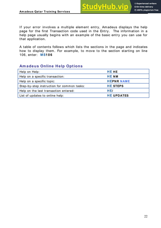 AMADEUS SYSTEM TICKETING MANUAL | PDF
