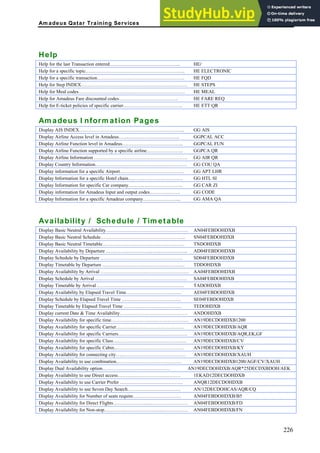 AMADEUS SYSTEM TICKETING MANUAL | PDF