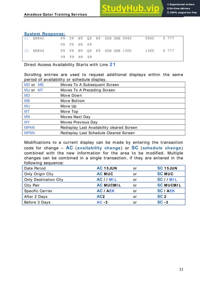 AMADEUS SYSTEM TICKETING MANUAL | PDF