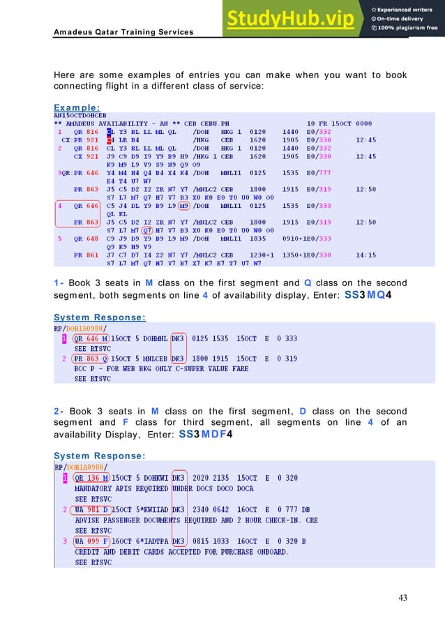 AMADEUS SYSTEM TICKETING MANUAL | PDF