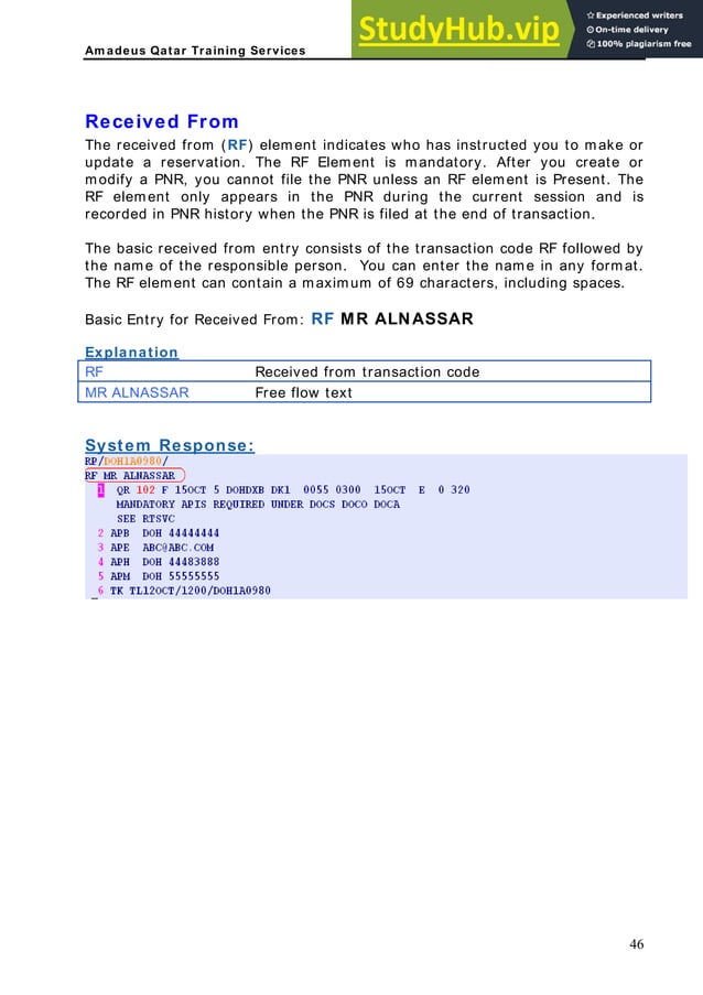 AMADEUS SYSTEM TICKETING MANUAL | PDF