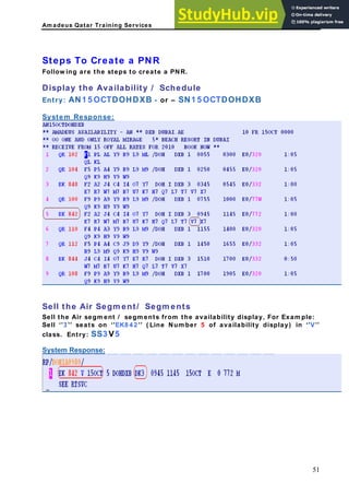 AMADEUS SYSTEM TICKETING MANUAL | PDF