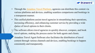 AMADEUS TRAVEL AGENT SOFTWARE | PPTX