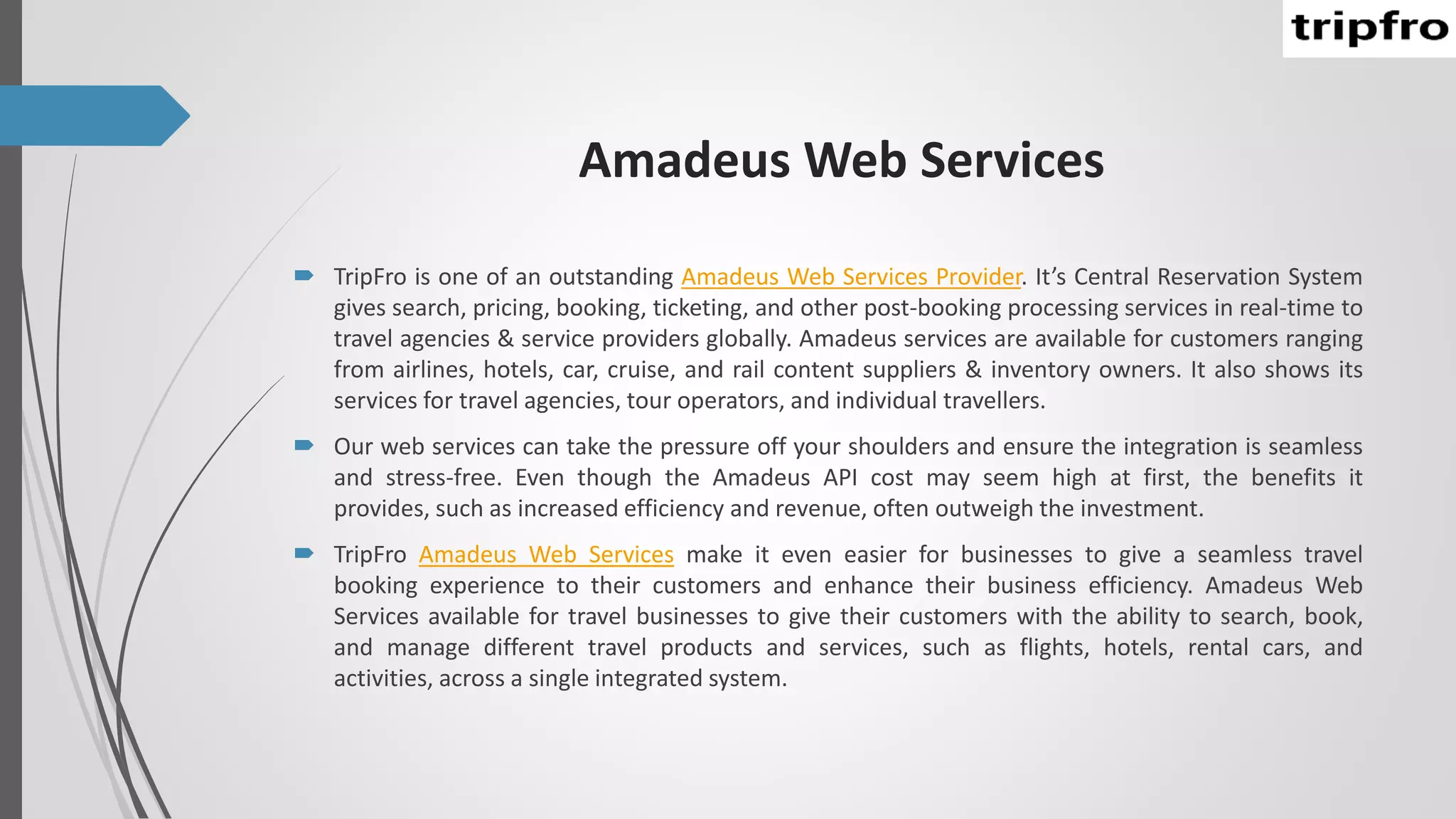 Amadeus Web Services | PPT