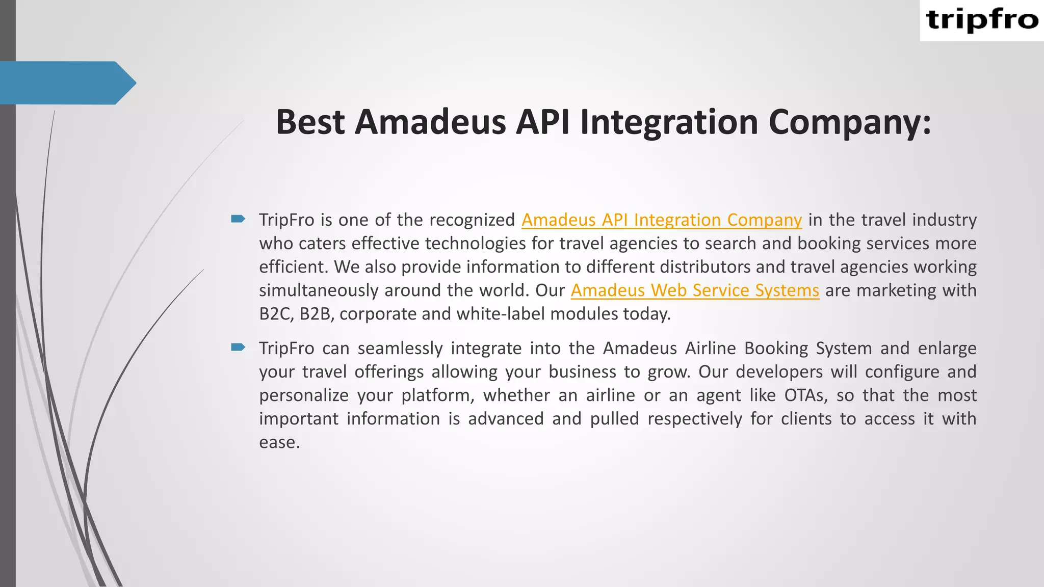 Amadeus Web Services | PPT