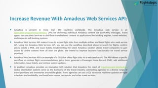 Amadeus Web Services API, Amadeus Web Services | PPTX