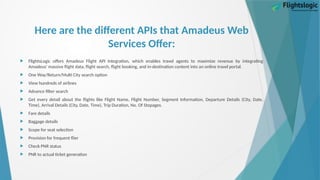 Amadeus Web Services API, Amadeus Web Services | PPTX