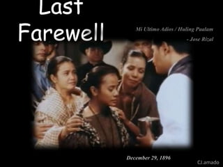 my retreat, the song of the traveler, last farewell | PPTX