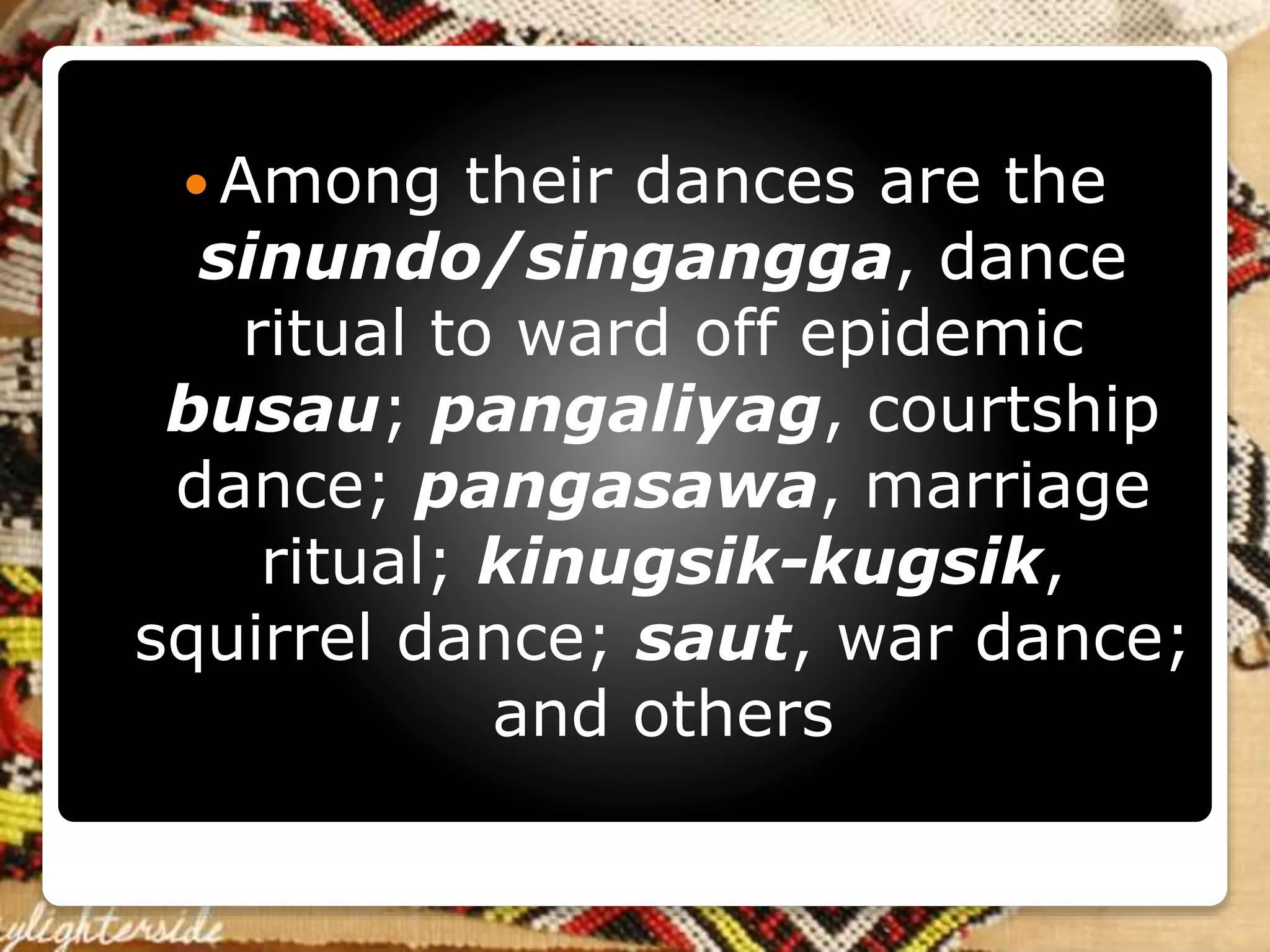 Amaemaetatok and Binanog (Philippine Folk Dance) | PPTX