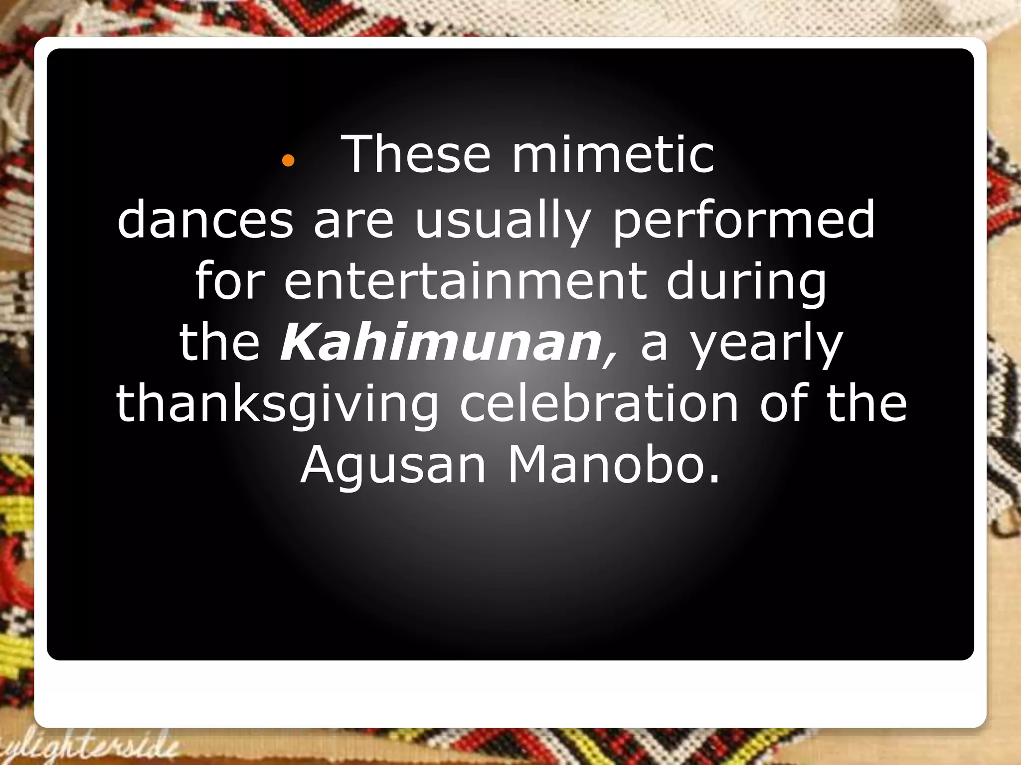 Amaemaetatok and Binanog (Philippine Folk Dance) | PPTX