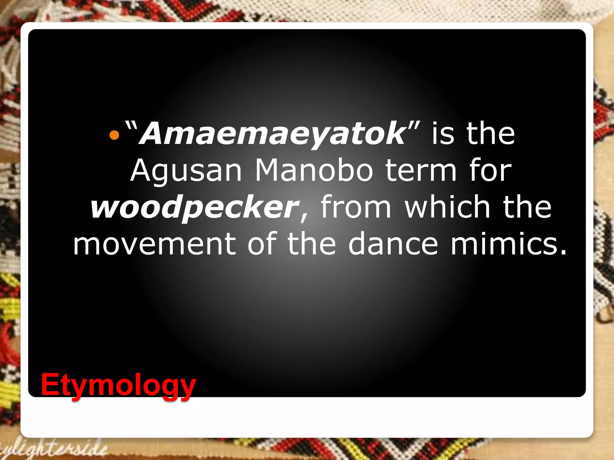 Amaemaetatok and Binanog (Philippine Folk Dance) | PPTX