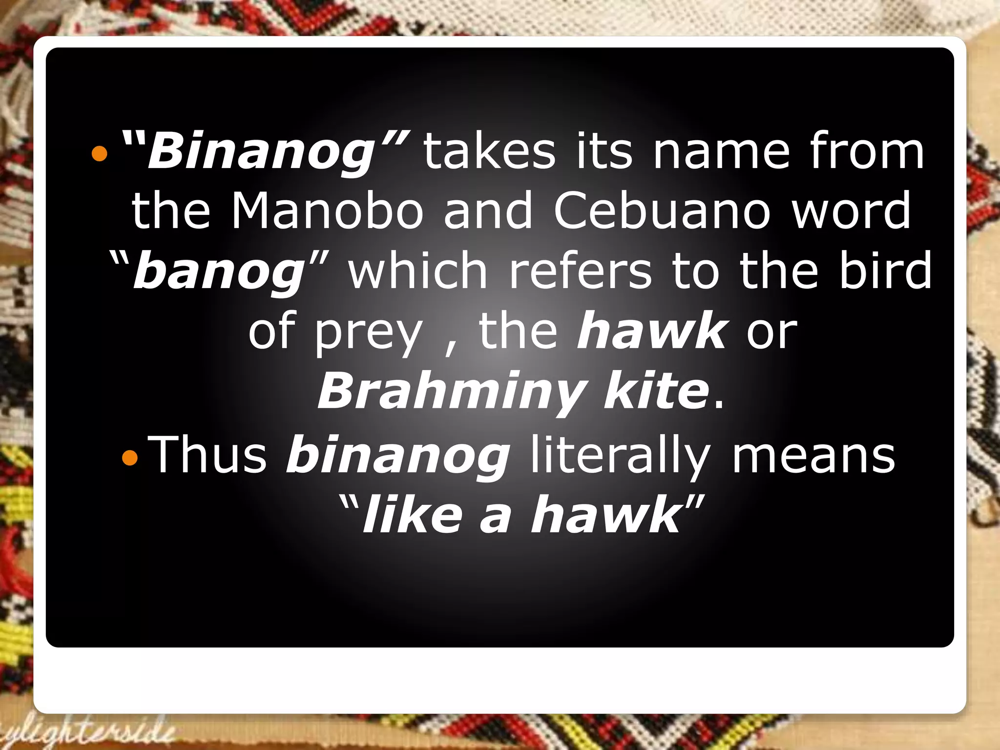 Amaemaetatok and Binanog (Philippine Folk Dance) | PPTX