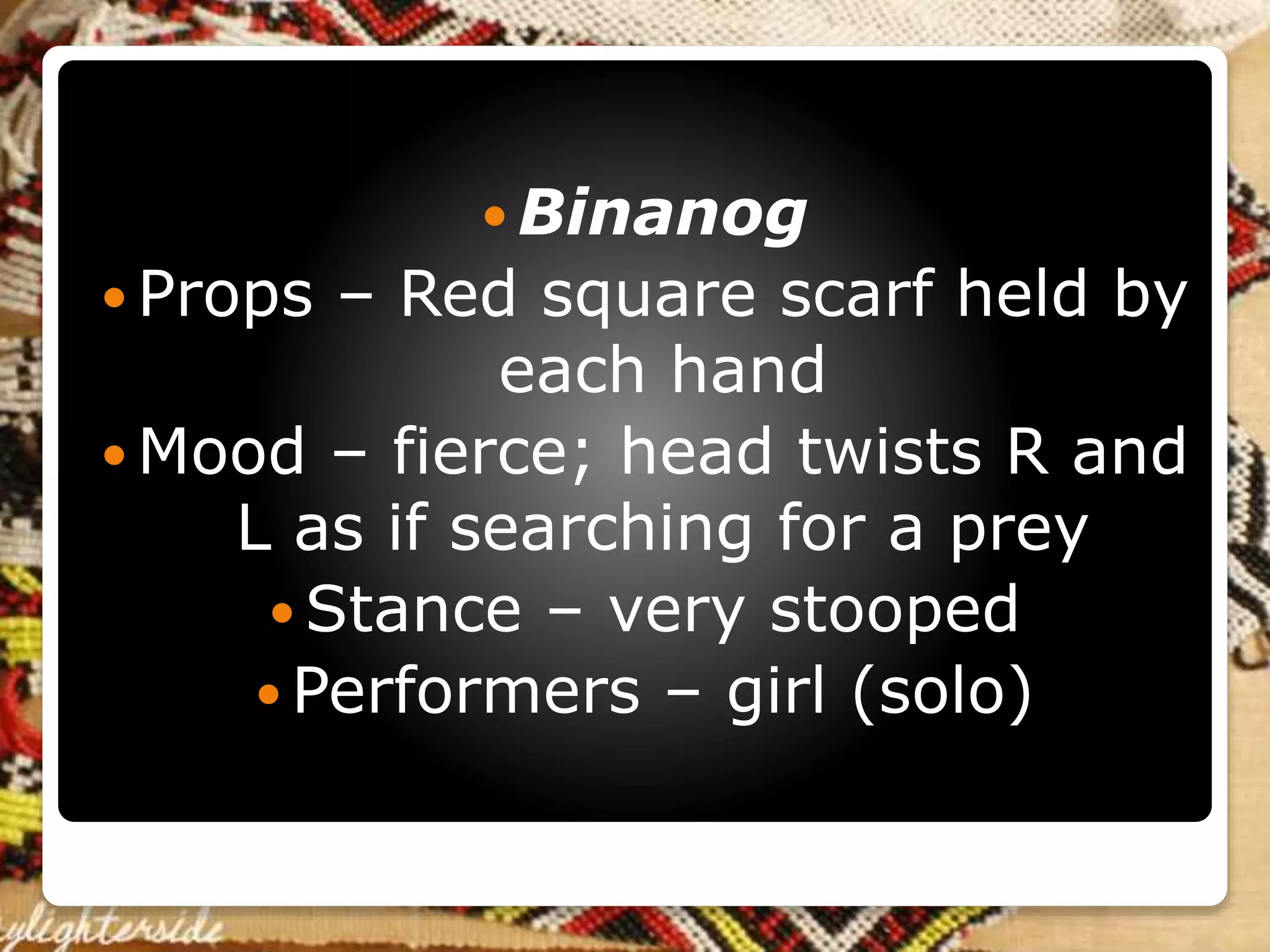 Amaemaetatok and Binanog (Philippine Folk Dance) | PPTX