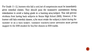 AMAES SHS Grading System.ppsx