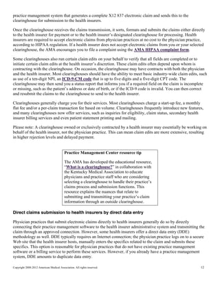 Ama flow that claim submission processing adjudication and payment | PDF