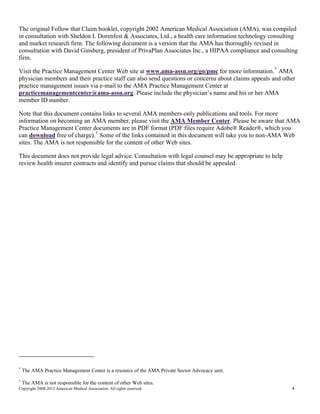 Ama flow that claim submission processing adjudication and payment | PDF
