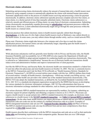Ama flow that claim submission processing adjudication and payment | PDF