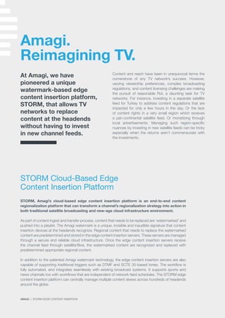 Amagi Storm Edge Content Insertion | PDF