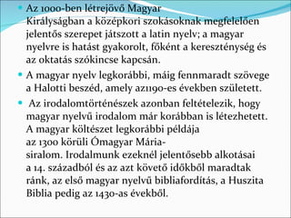 A magyar nyelv (9 d) | PPS
