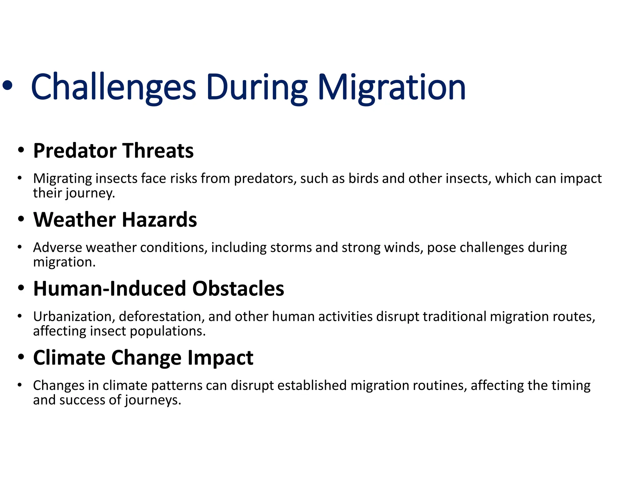 Insect Migration and displacement .pptx | Birdwatching | Hobbies ...
