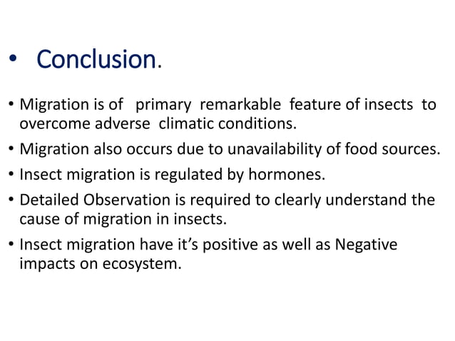 Insect Migration and displacement .pptx | Birdwatching | Hobbies ...