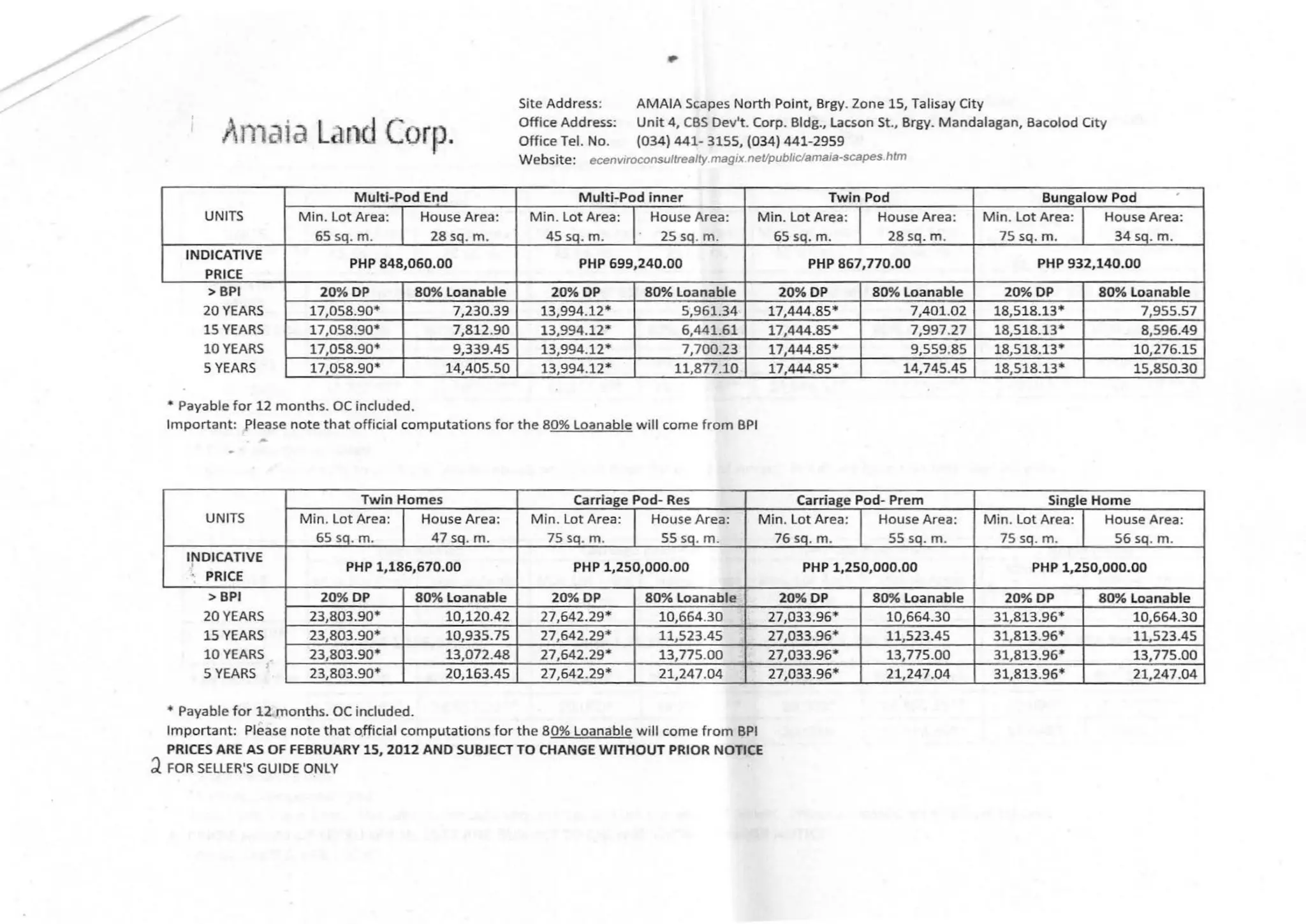 Amaia scapes north point sample computations | PDF | Programming ...