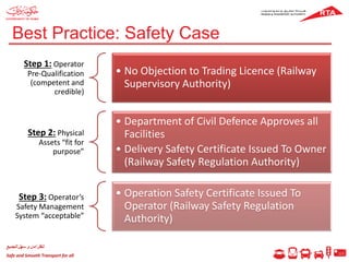 RTA Metro and Railways Certifications | PDF