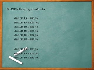 DIGITAL WATTMETER | PPTX