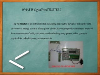 Digital Wattmeter
