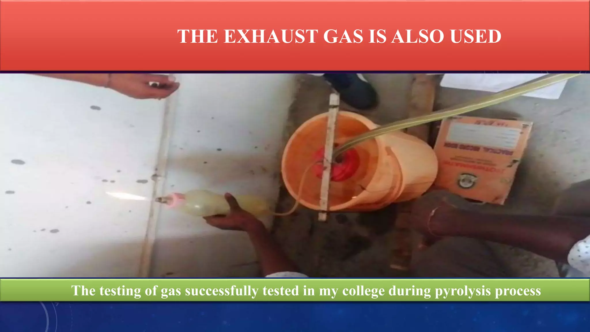 A major project on synthesis of fuel from waste plastic | PPT