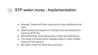 Saving water the right way! - Amal Padmanabhan & Ajith Panicker | PPTX