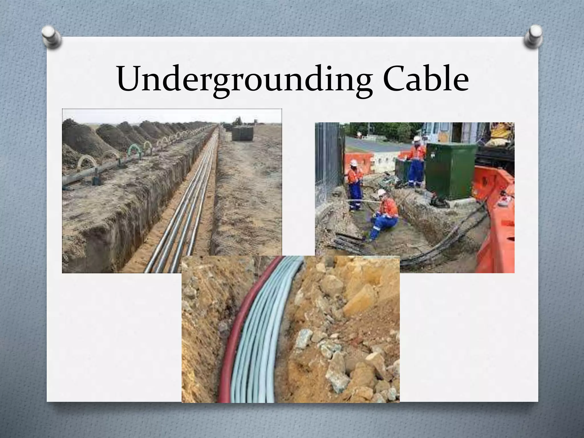 Comparison of overhead and underground transmission lines | PPTX