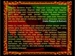 Amalan di bulan syaaban | PPTX