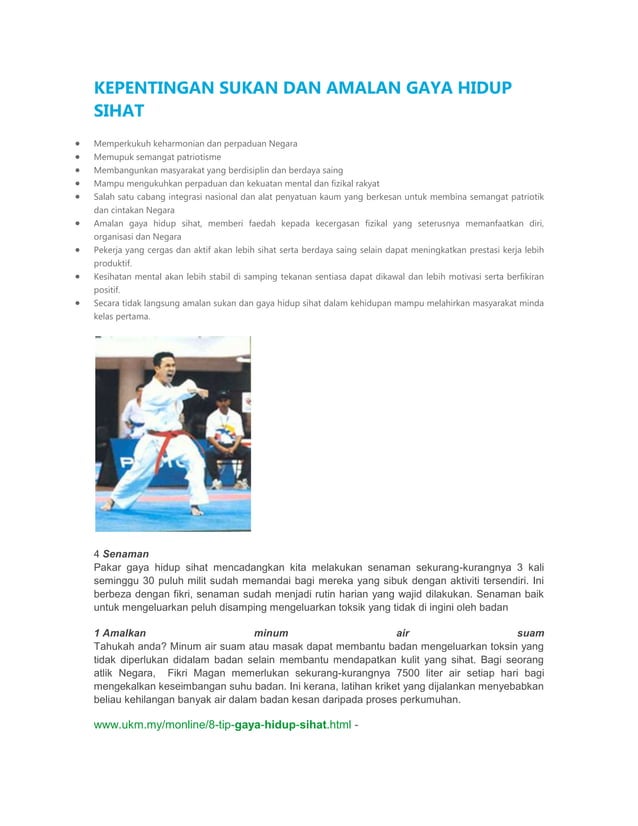 Amalan gaya hidup sihat | PDF