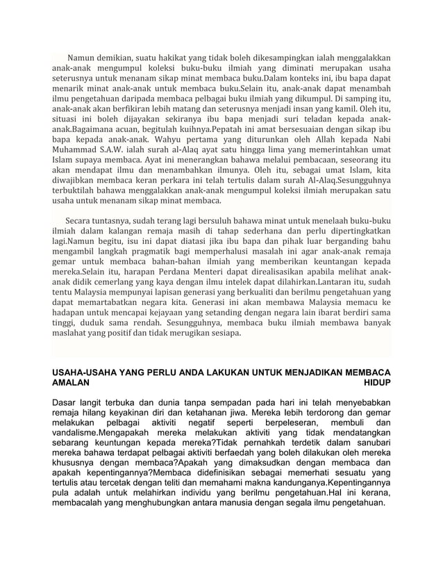 Amalan Membaca Pdf