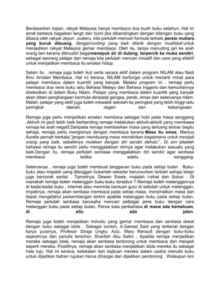 Amalan membaca | DOCX