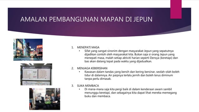 Amalan Pembangunan Bandar Mapan Di Jepun dan Sabah | PPT | Free Download