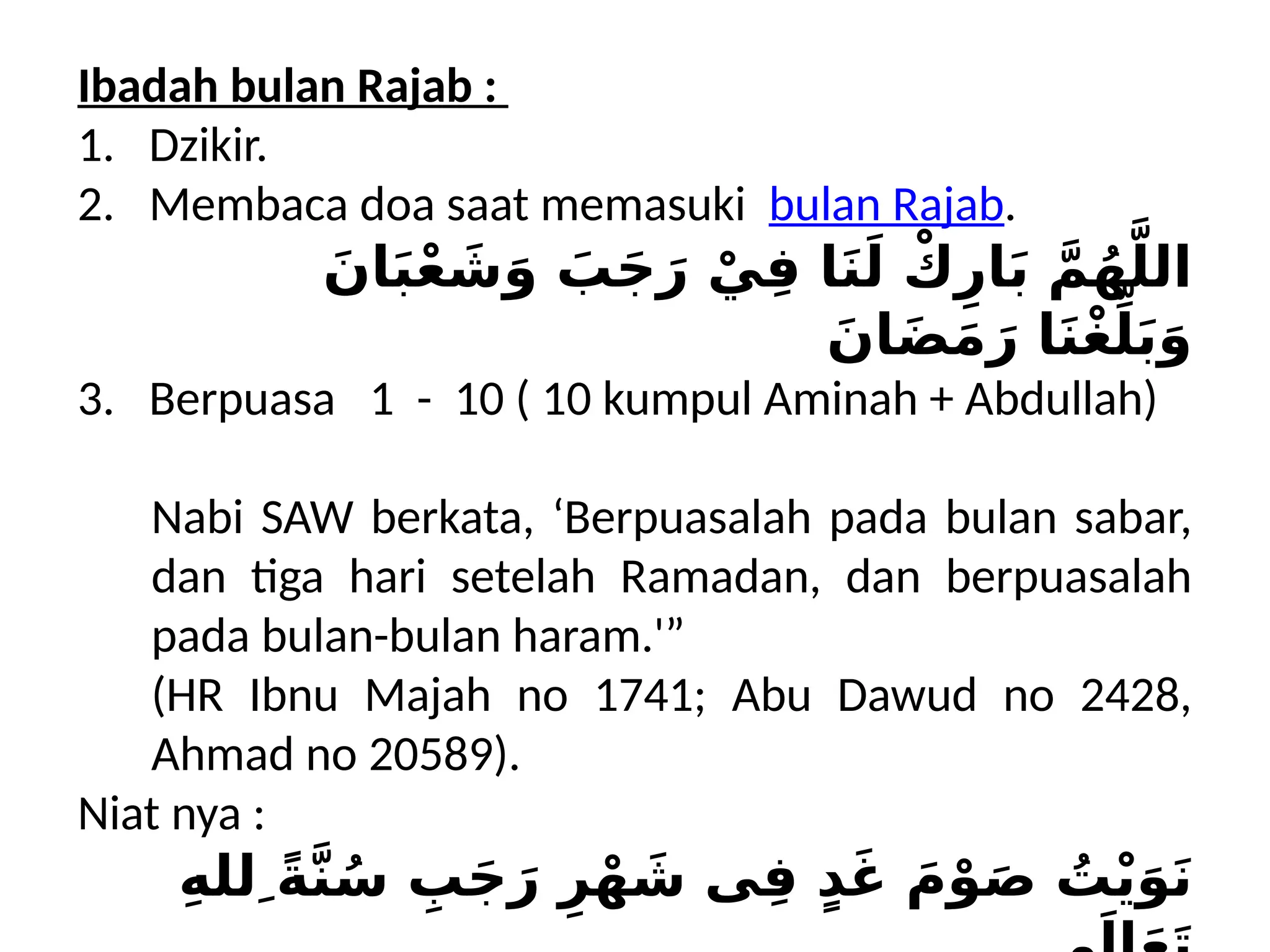 amalan rajab yang perlu dilakukan pada bulan rajab.pptx