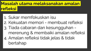 Amalan refleksi berkualiti | PPTX