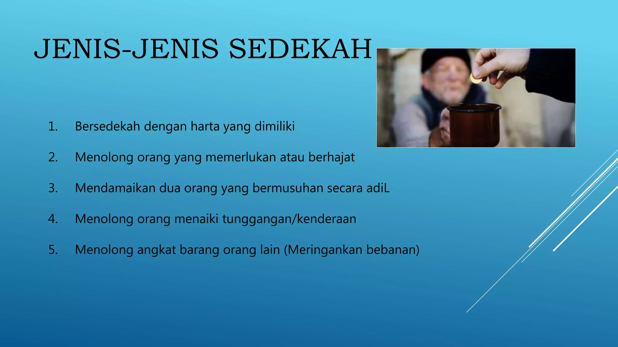 Amalan terbaik dalam pembangunan islam (sedekah) | PPT