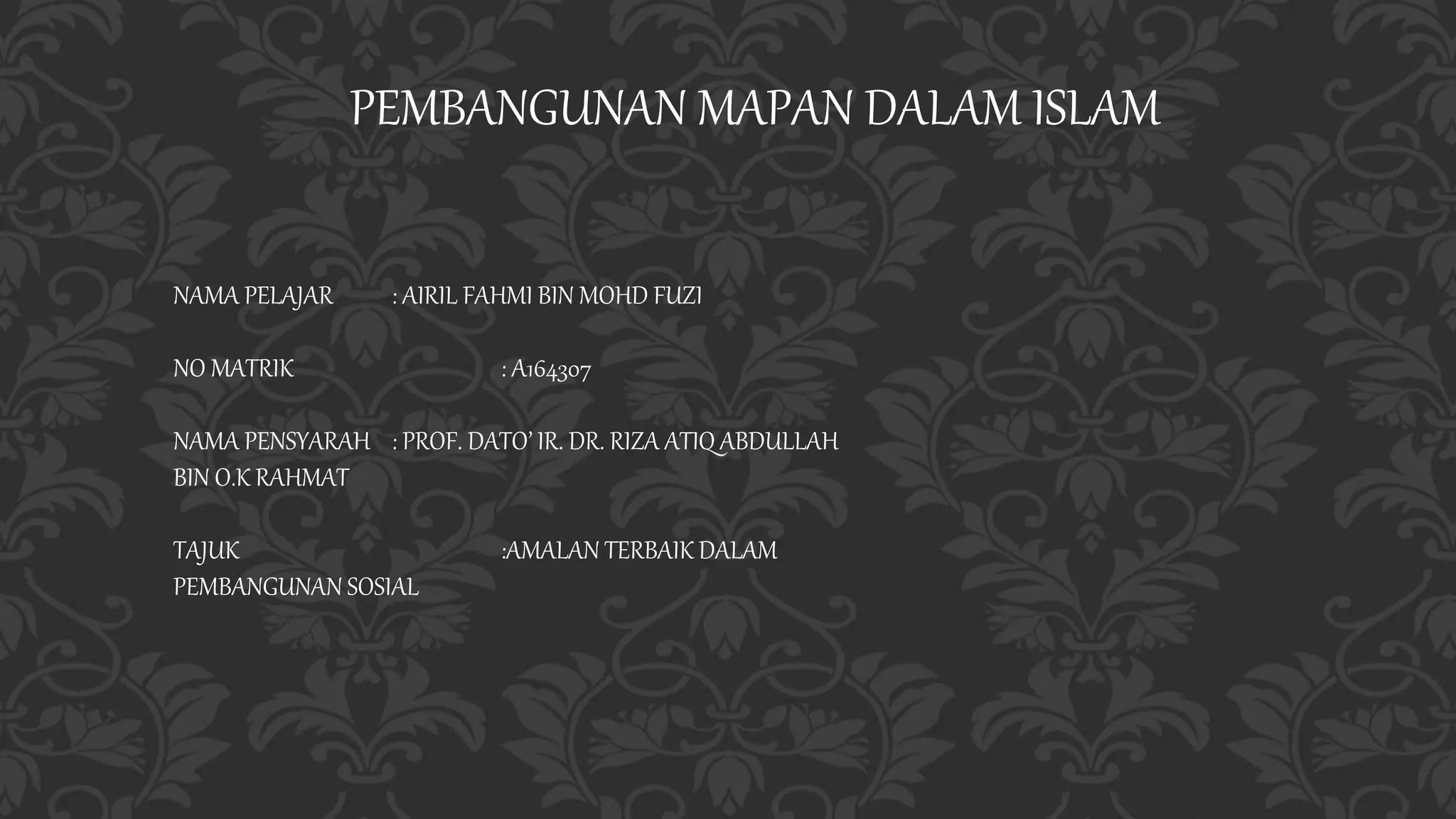 Amalan terbaik dalam pembangunan sosial | PPTX