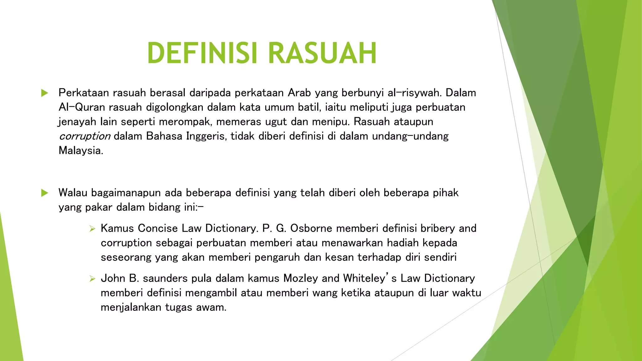 Amalan terbaik dalam pembangunan sosial (rasuah) | PPT
