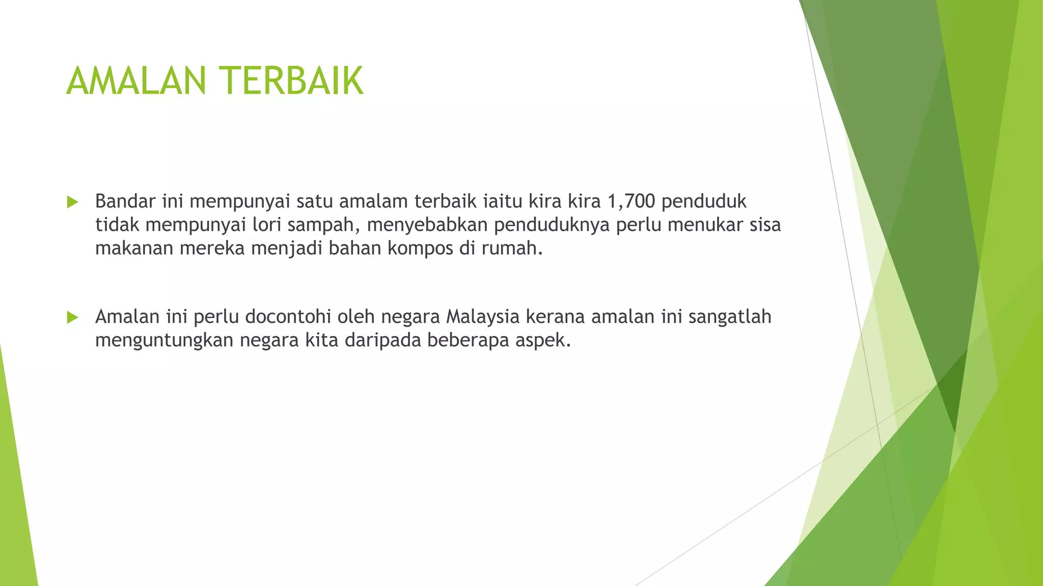 Amalan terbaik perancangan bandar mapan | PPT