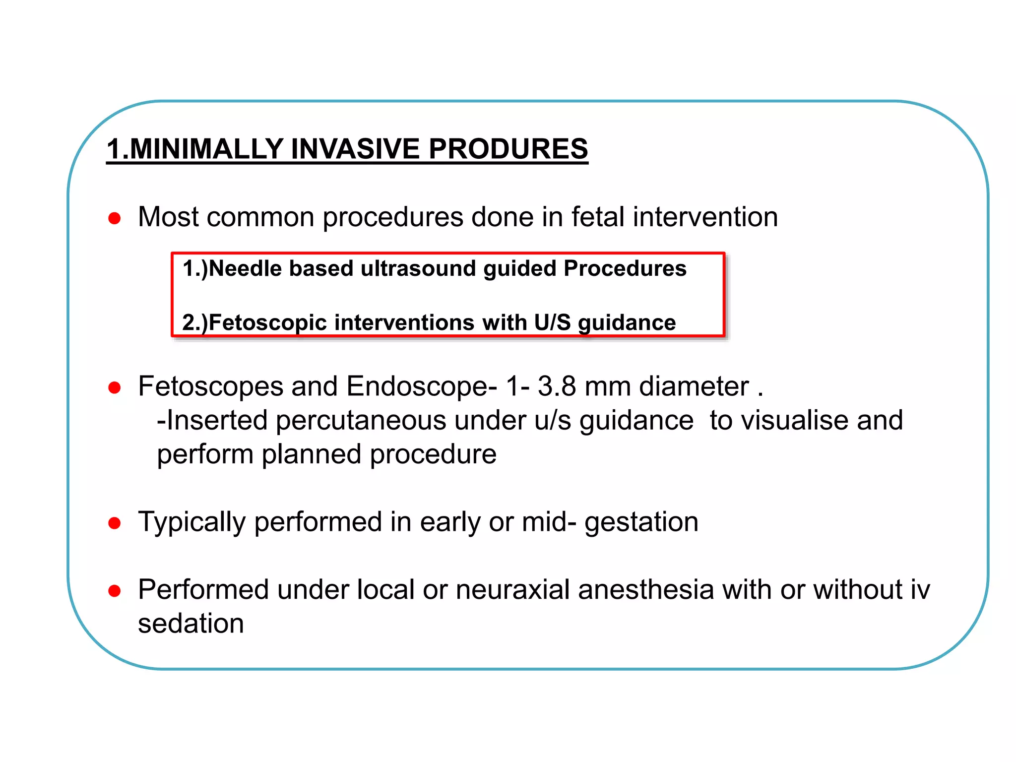 Anesthesia for Fetal Surgery | PPTX